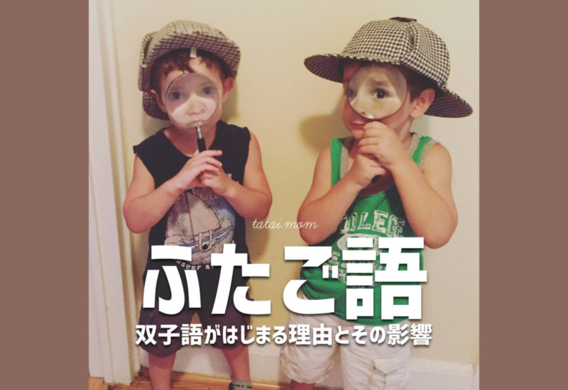 双子語。ふたごの言語の実態と言語発達への影響 | 多胎マム